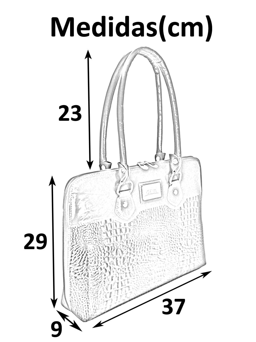 Pasta Executiva Feminina em couro marrom para notebook de 14 polegadas